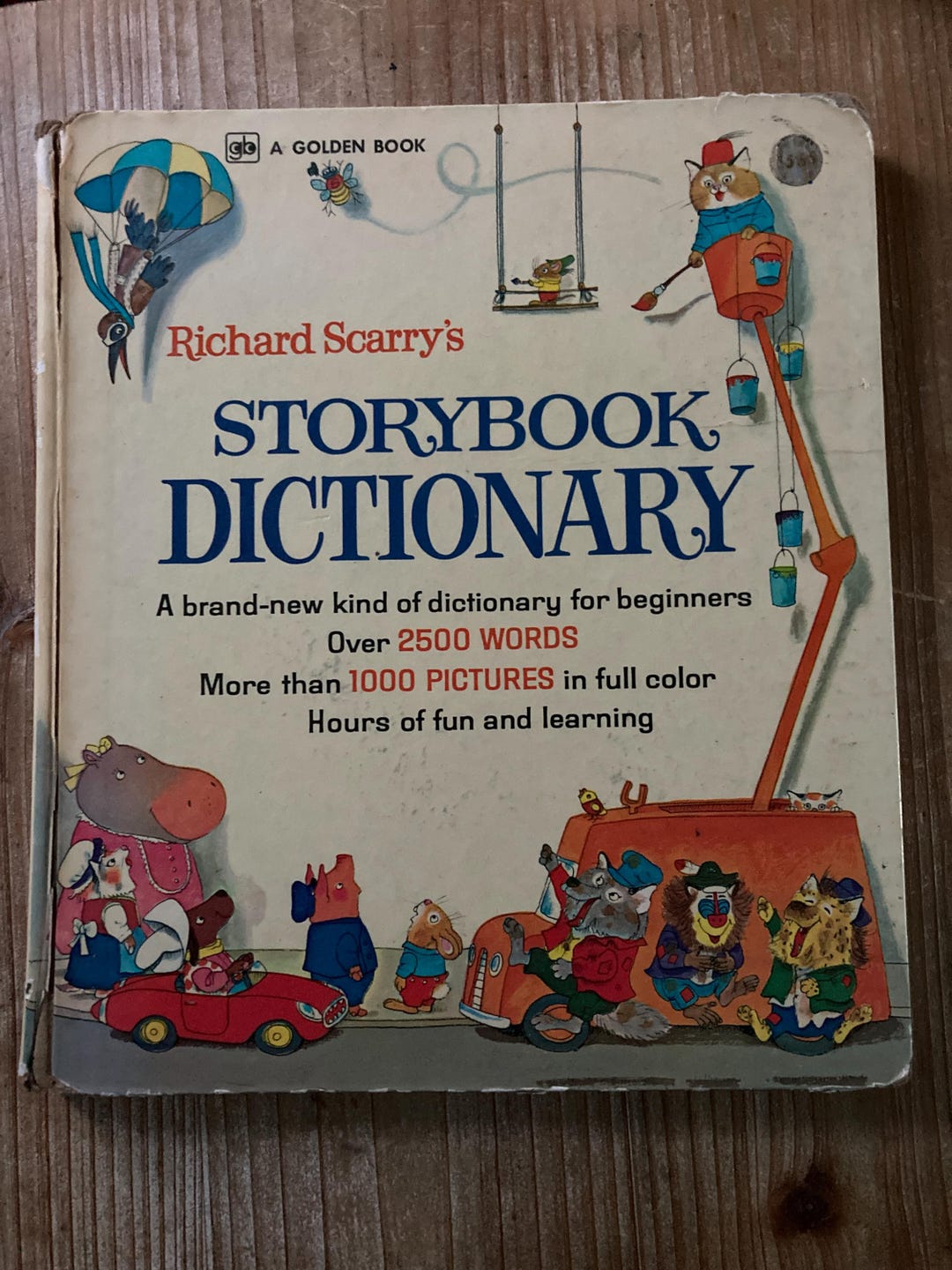 Richard Scarry's Storybook Dictionary, Western Publishing, 1966 ...