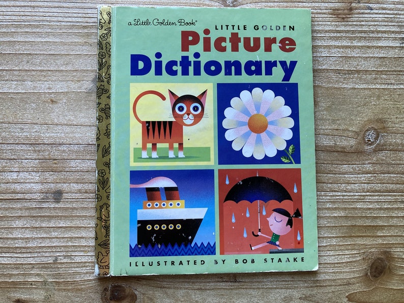 Little Golden Picture Dictionary A Little Golden Book - Etsy
