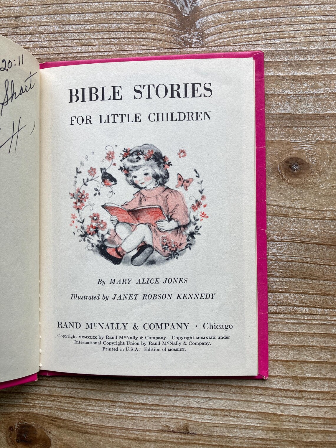 Bible Stories for Little Children * Mary Alice Jones * Janet Robson ...