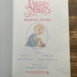 Precious Moments Bedtime Stories * Samuel J Butcher * Baker Book House ...