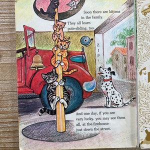 Sam the Firehouse Cat A Little Golden Book Virginia Parsons Western ...