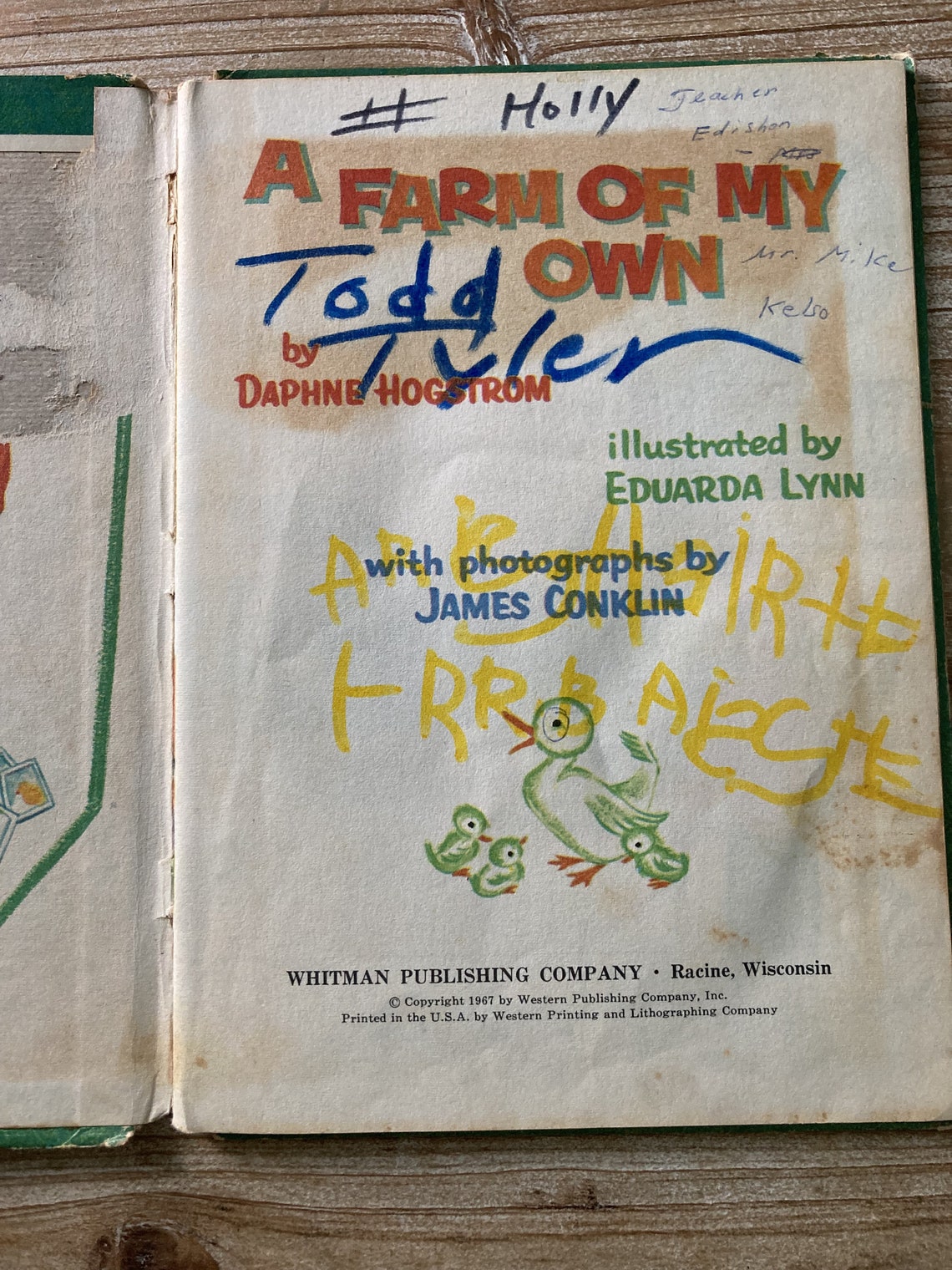 A Farm of My Own * Whitman Big Tell A Tale * Daphne Hogstrom * Eduarda ...