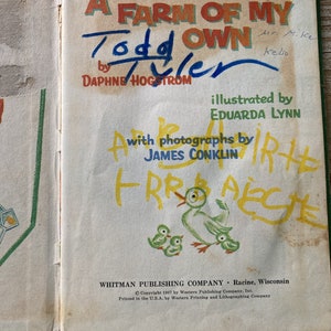 A Farm of My Own * Whitman Big Tell A Tale * Daphne Hogstrom * Eduarda ...