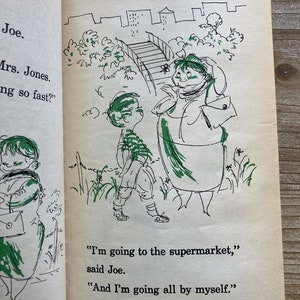 The Day Joe Went to the Supermarket * Dorothy Levenson * Jessica Zemsky * Wonder Books * 1963 ...