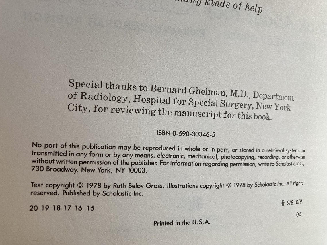 A Book About Your Skeleton Ruth Belov Gross Deborah - Etsy