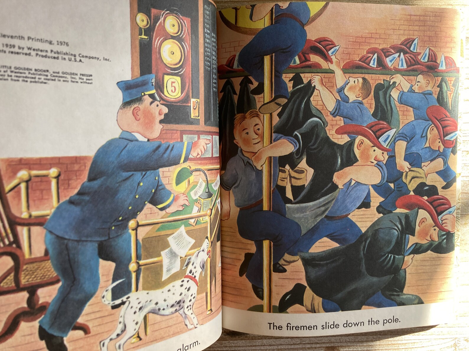 Fire Engines A Little Golden Book Tibor Gergely Western | Etsy