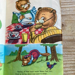 The Lazy Little Beaver * Dorothea J Snow * 1940s * Vintage Kids Book - Etsy