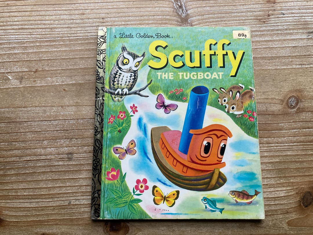 Scuffy the Tugboat, A Little Golden Book, Gertrude Crampton, Tibor ...