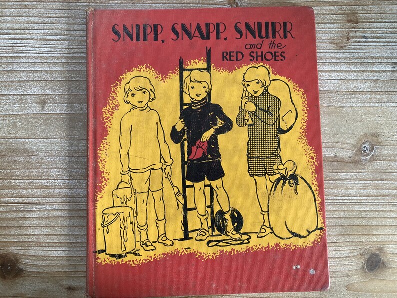 Snipp Snapp Snurr and the Red Shoes Maj Lindman Albert - Etsy