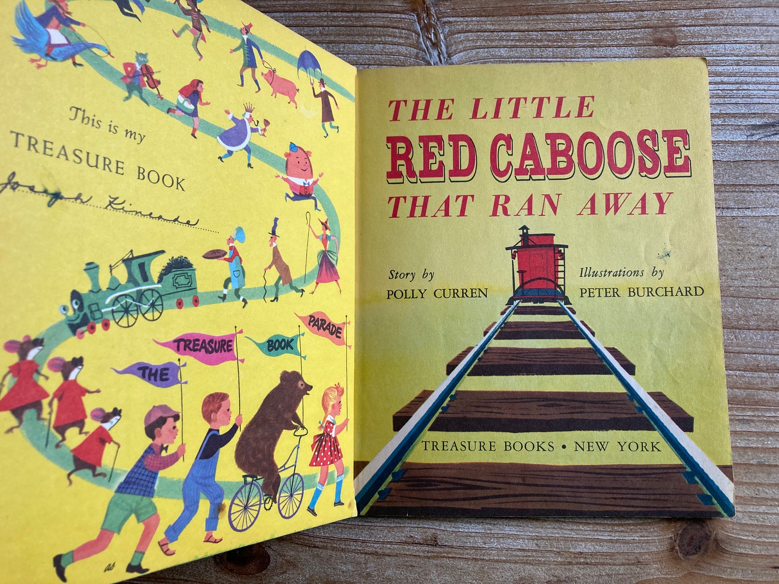 The Little Red Caboose That Ran Away Polly Curren Peter Burchard ...
