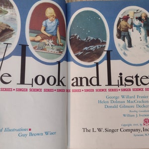 We Look and Listen * Singer Science Series * Guy Brown Wiser * the L W ...