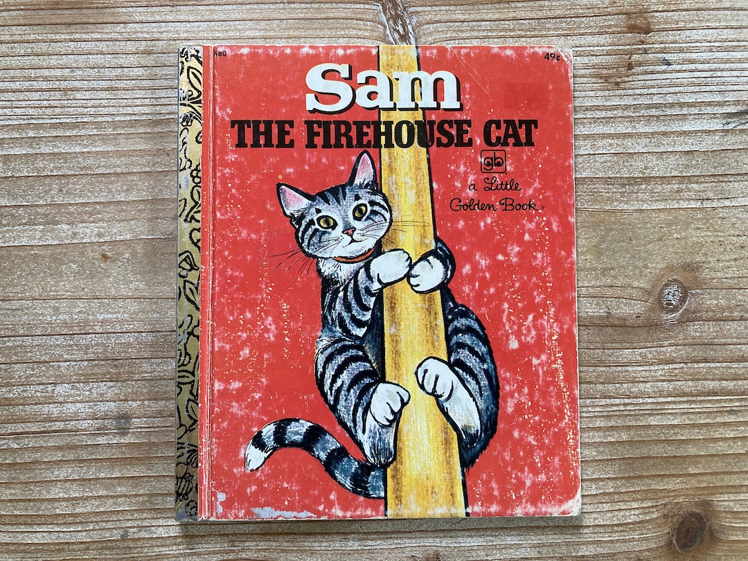 Sam the Firehouse Cat A Little Golden Book Virginia Parsons Western ...