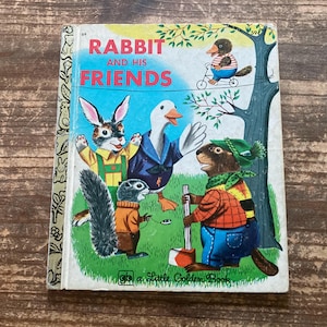 Rabbit and His Friends, A Little Golden Book, Richard Scarry, Western ...