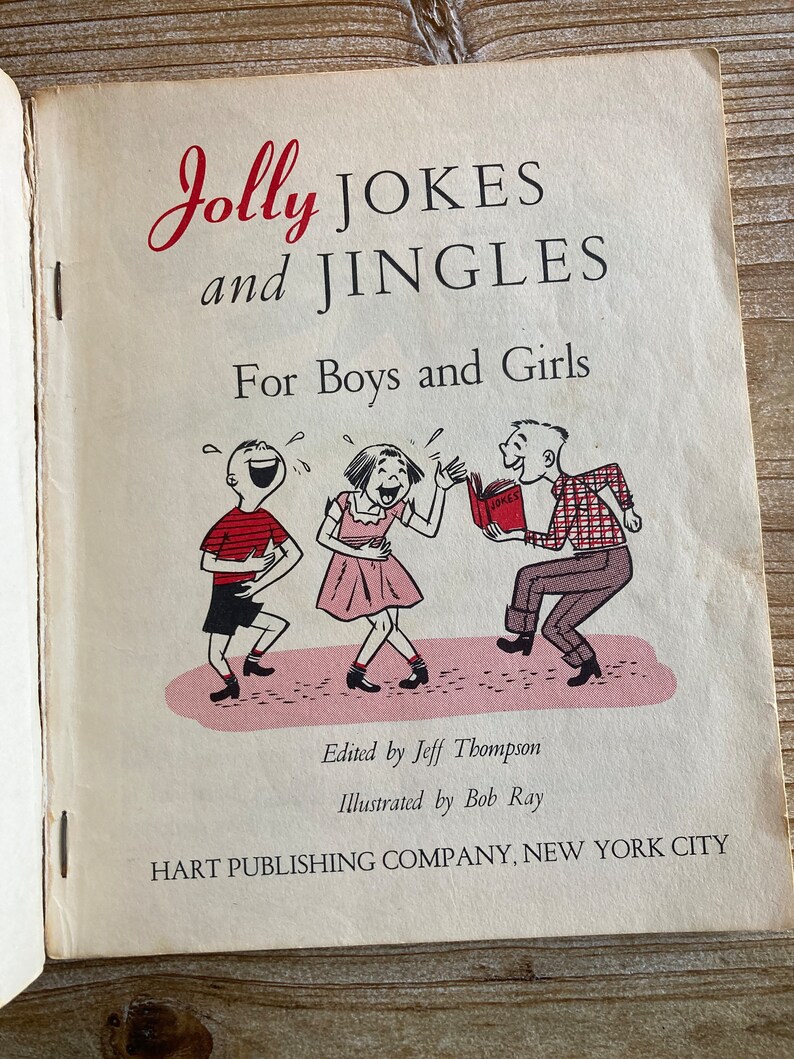 Jolly Jokes and Jingles for Boys and Girls From 8 – 14 * Bob Ray * Hart ...
