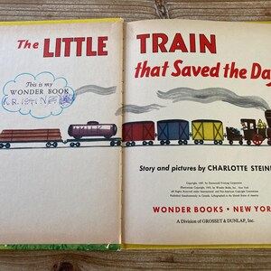 The Little Train That Saved the Day, Charlotte Steiner, Wonder Books ...