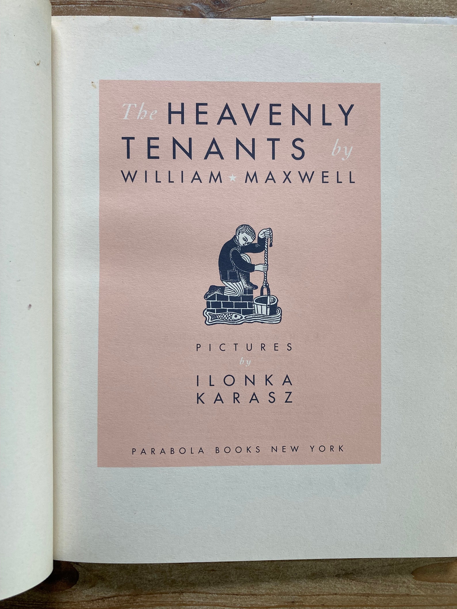 The Heavenly Tenants William Maxwell Ilonka Karasz Parabola Books 1992 ...