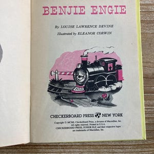 Benjie Engie, A Junior Elf Book, Louise Lawrence Devine, Eleanor Corwin ...