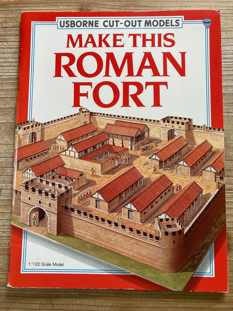 Make This Model Roman Fort Usborne Cut-out Models Usborne - Etsy