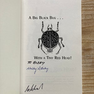 A Big Black Bug With a Tiny Red Head * Signed * Shirley Sotsky * Robert ...