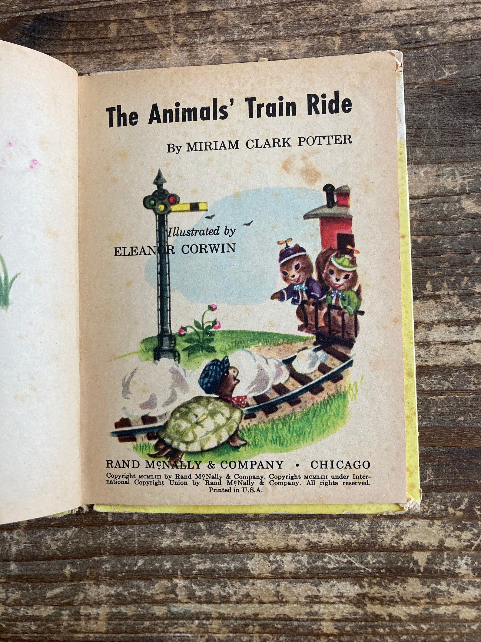 The Animals Train Ride * Junior Elf Book * Miriam Clark Potter ...