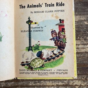 The Animals Train Ride * Junior Elf Book * Miriam Clark Potter ...