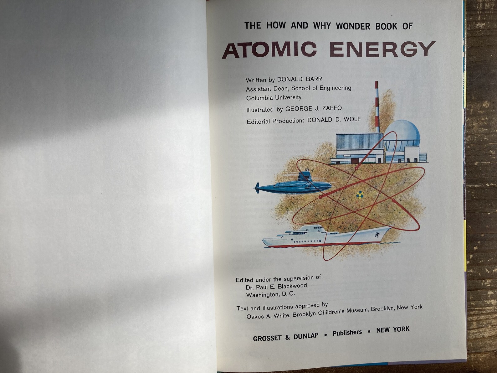 The How and Why Wonder Book of Atomic Energy Deluxe Edition Donald Barr ...