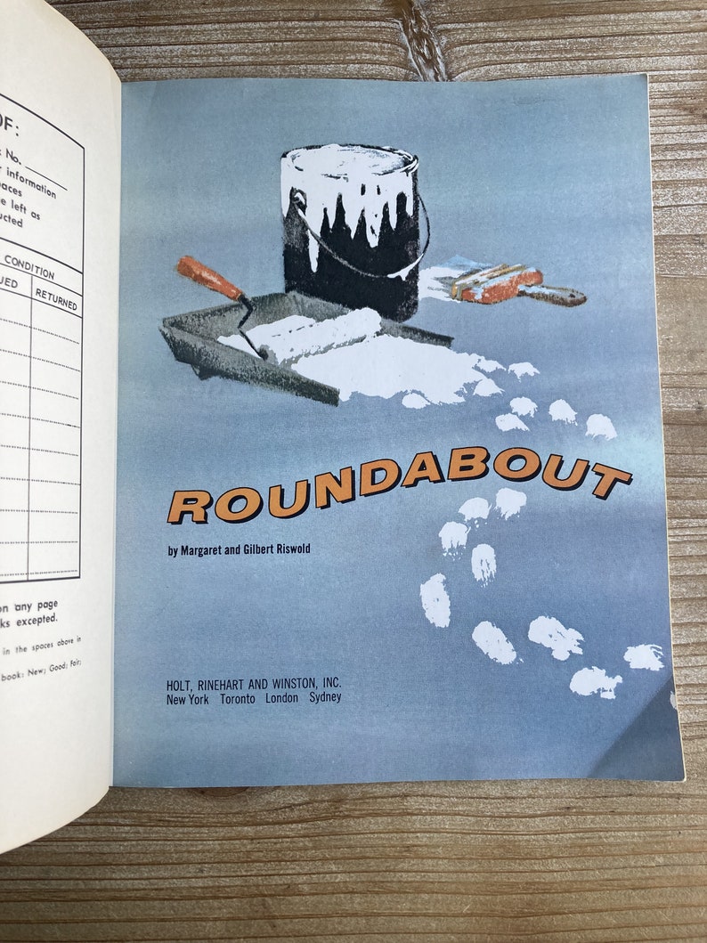 Roundabout * Margaret and Gilbert Riswold * Holt, Rinehart & Winston ...