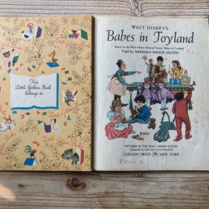 Walt Disney’s Babes in Toyland * A Little Golden Book * Barbara Shook ...
