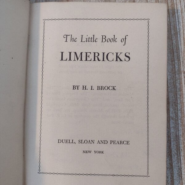 Limerick - Etsy