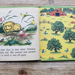 Chicken Little A Tell-a-tale Book Marjorie Hartwell - Etsy