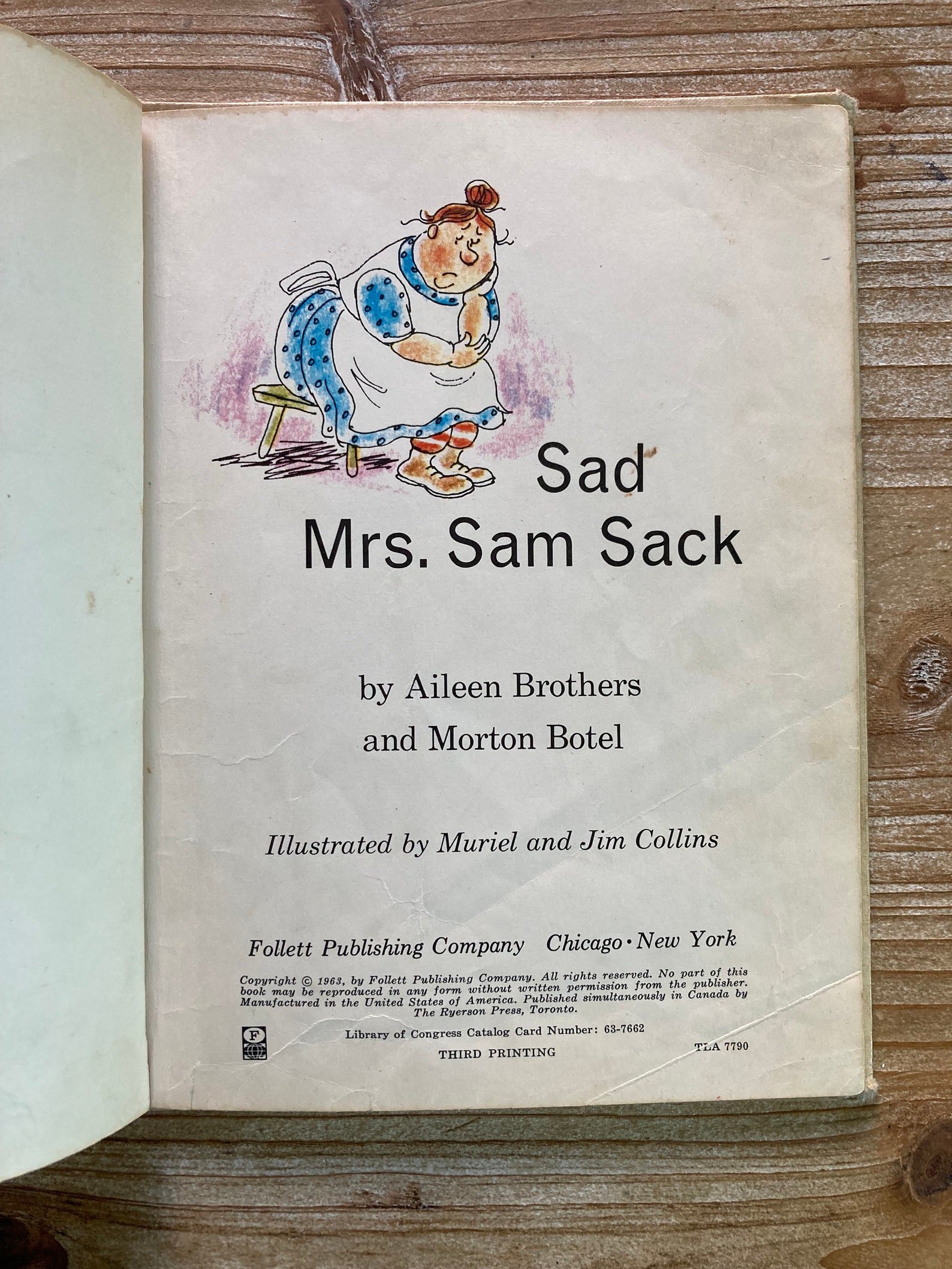 Sad Mrs Sam Sack * A Follett Beginning to Read Book * Aileen Brothers ...