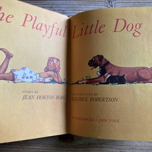 The Playful Little Dog * Jean Horton Berg * Maurice Robertson * Wonder ...