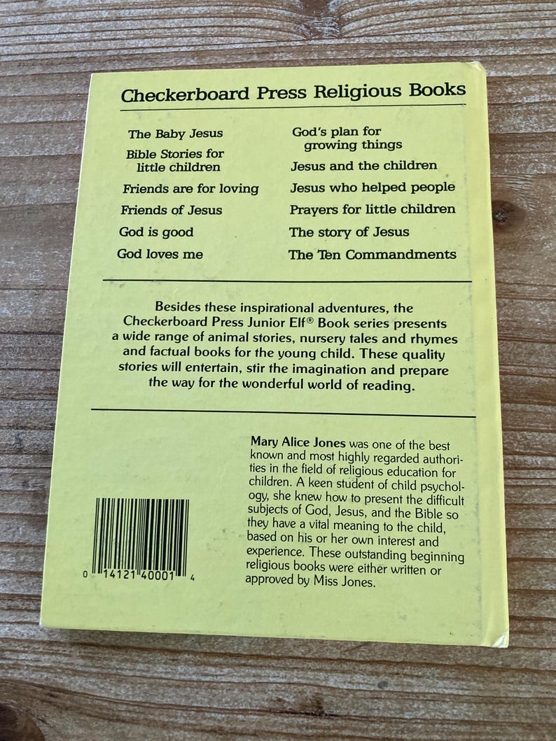 Bible Stories for Little Children, A First Religious Book, Mary Alice ...
