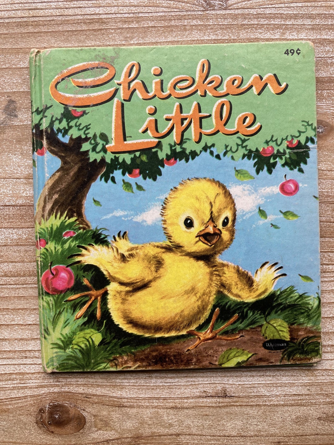 Chicken Little A Tell-a-tale Book Marjorie Hartwell - Etsy