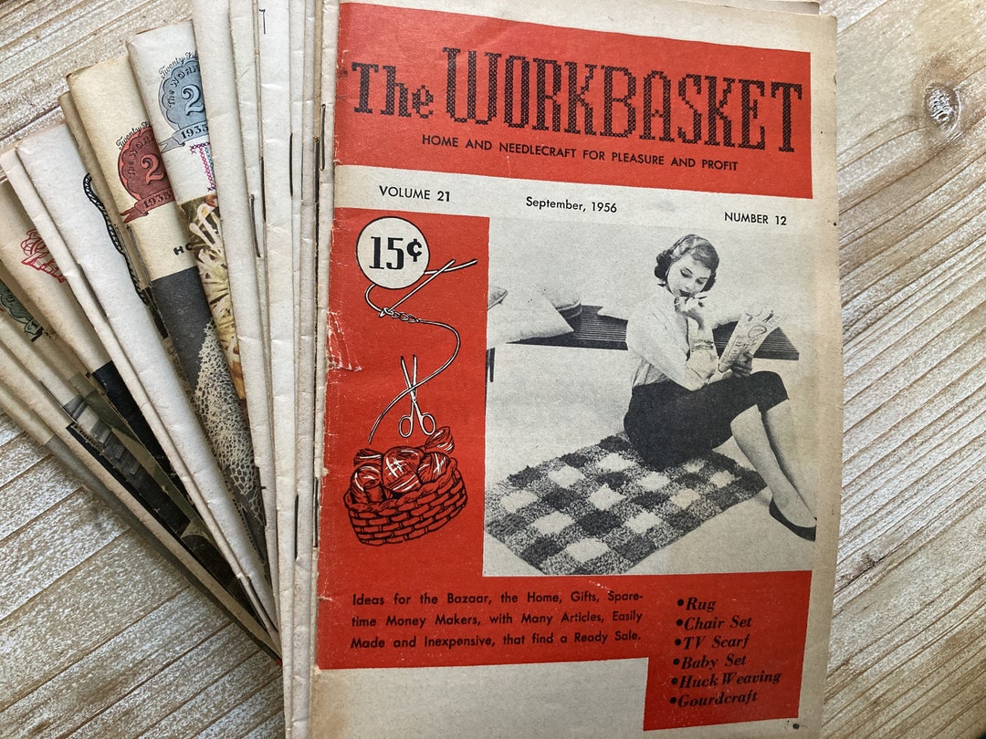 The Workbasket Lot of 24 Issues 1940s and 1950s Vintage Craft Book - Etsy