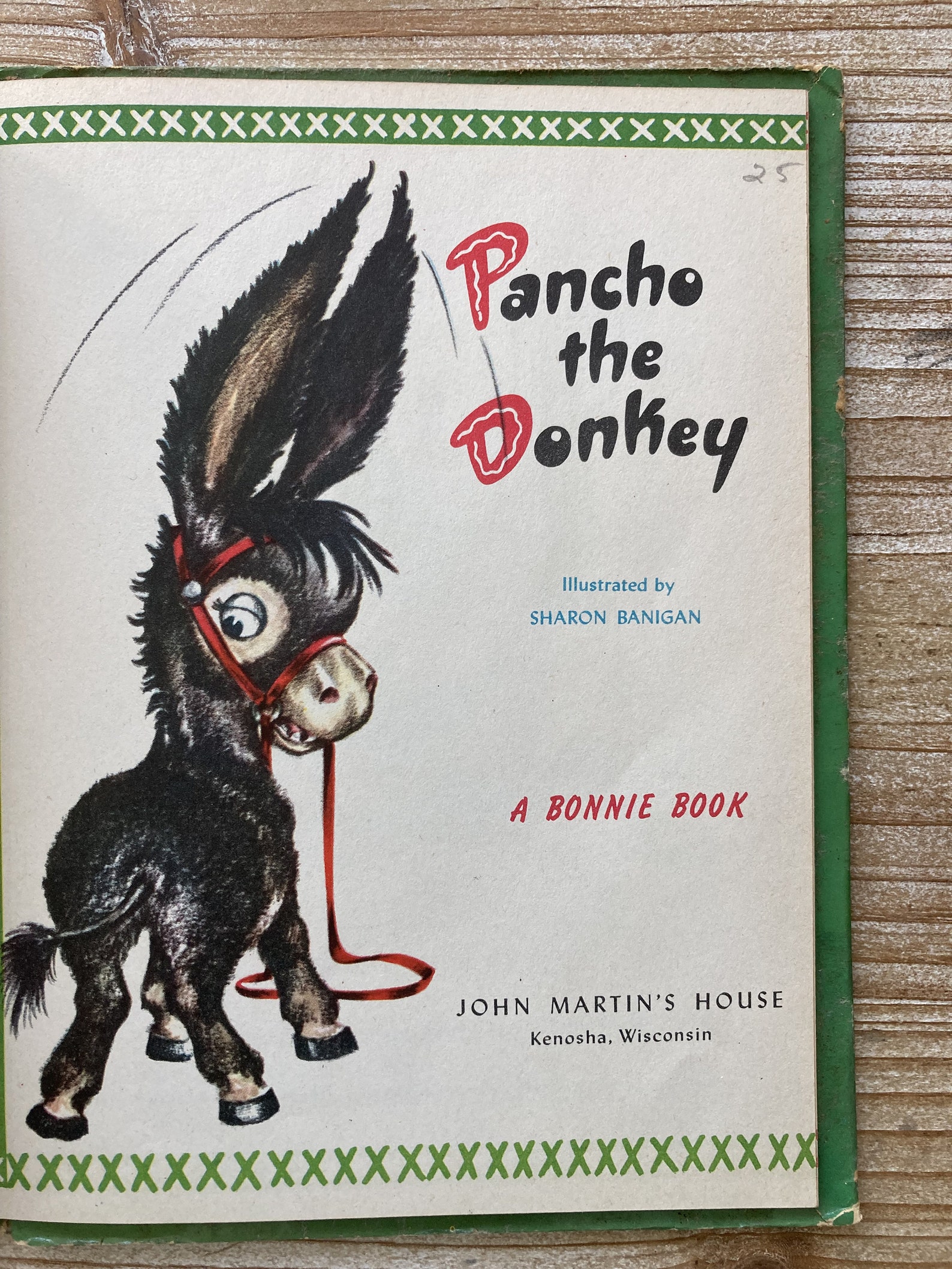 Pancho the Donkey A Bonnie Book Sharon Banigan John - Etsy