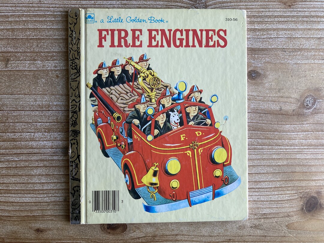 Fire Engines * A Little Golden Book * Tibor Gergely * Western ...