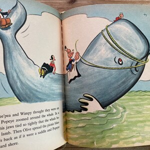 Popeye Goes on A Picnic * Crosby Newell * Bud Sagendorf * Wonder Books ...