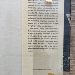 Mr Gallion’s School * First Printing * Jesse Stuart * Mcgraw-hill Book ...