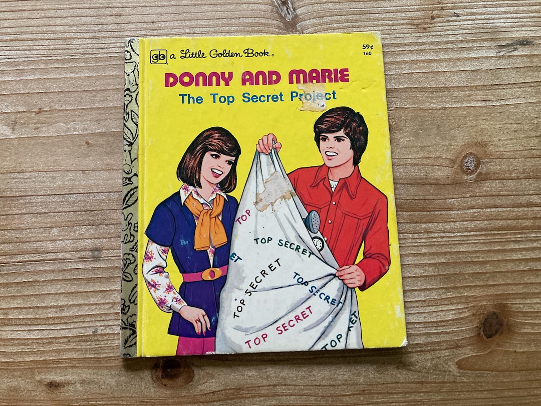 Donny and Marie, the Top Secret Project, A Little Golden Book, Laura ...