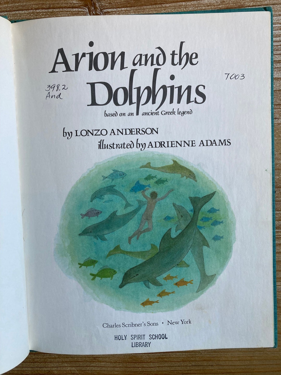 Arion and the Dolphins, Based on an Ancient Greek Legend * Lonzo ...