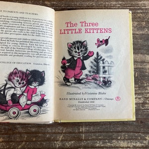 The Three Little Kittens * Vivienne Blake * Rand Mcnally * 1964 ...