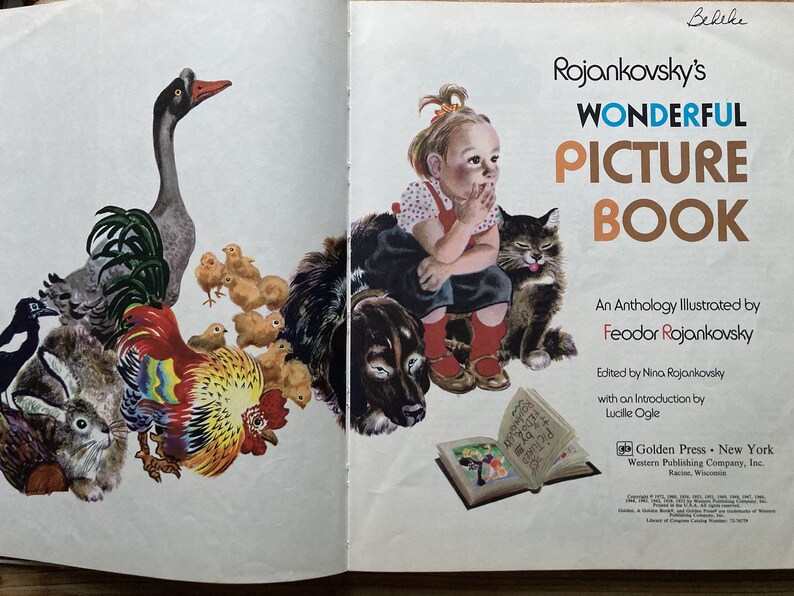 Rojankovsky's Wonderful Picture Book Feodor Rojankovsky - Etsy