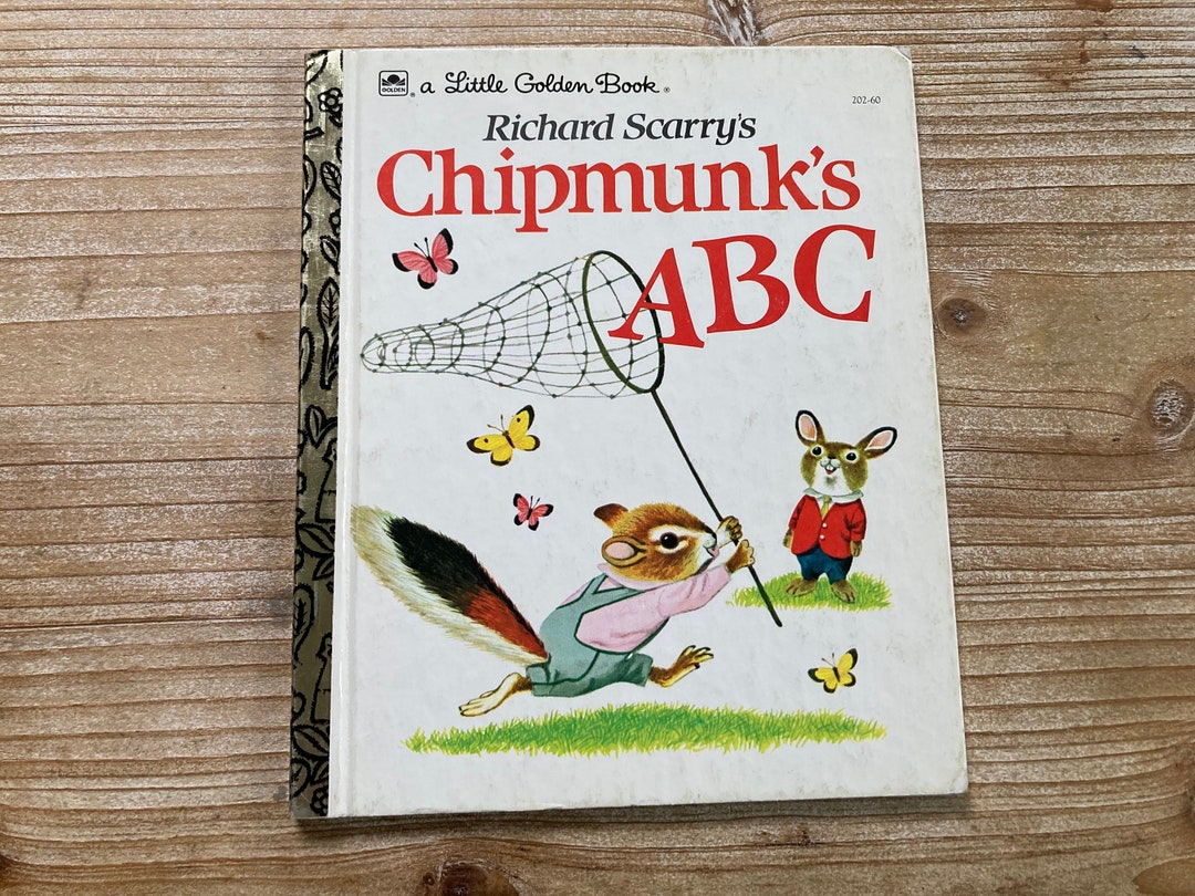 Richard Scarry’s Chipmunk’s ABC * A Little Golden Book * Roberta Miller ...