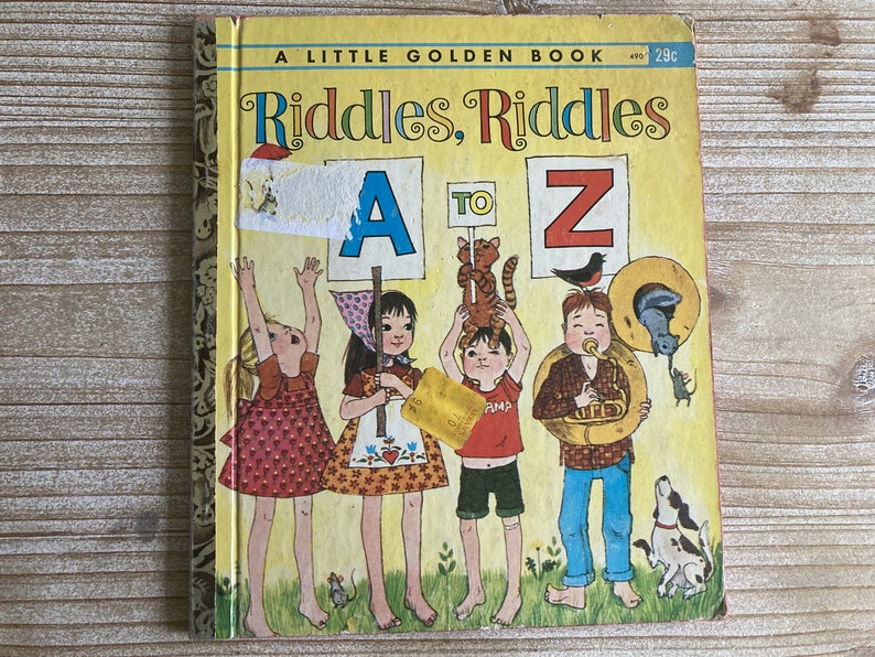 Riddles From A to Z A Little Golden Book First Edition | Etsy