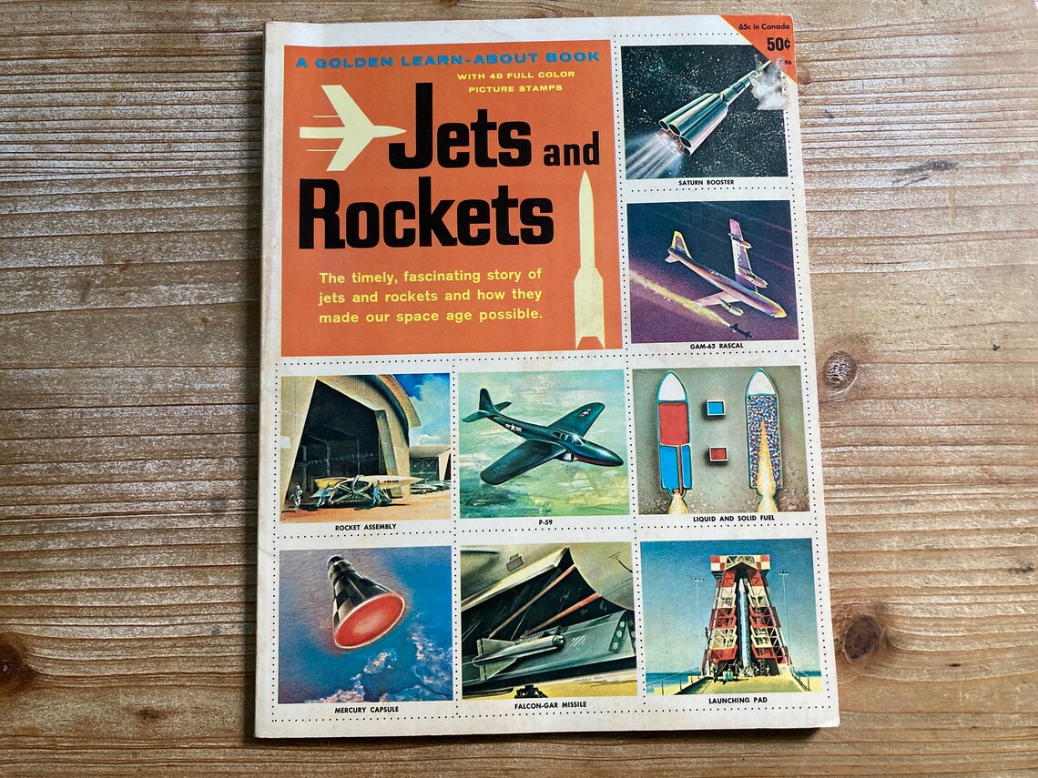 Jets and Rockets * A Golden Learn-about Book * Otto Binder * Golden ...