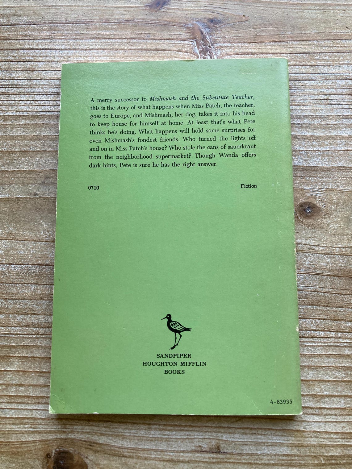 Mishmash and the Sauerkraut Mystery * First Printing * Molly Cone ...