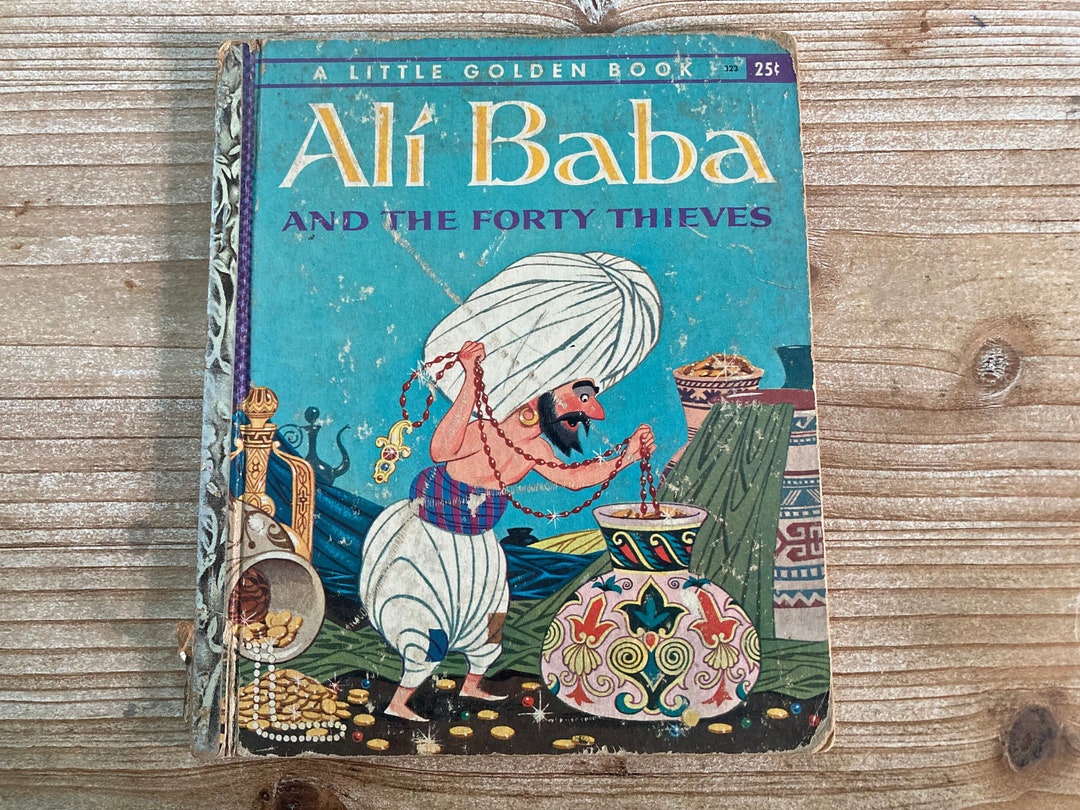 Ali Baba and the Forty Thieves * A Little Golden Book * First Edition ...