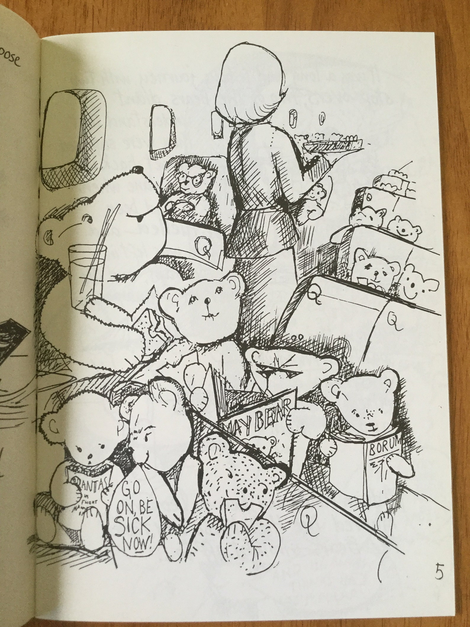 Bully Bear Goes to Australia Signed Peter Bull Enid - Etsy