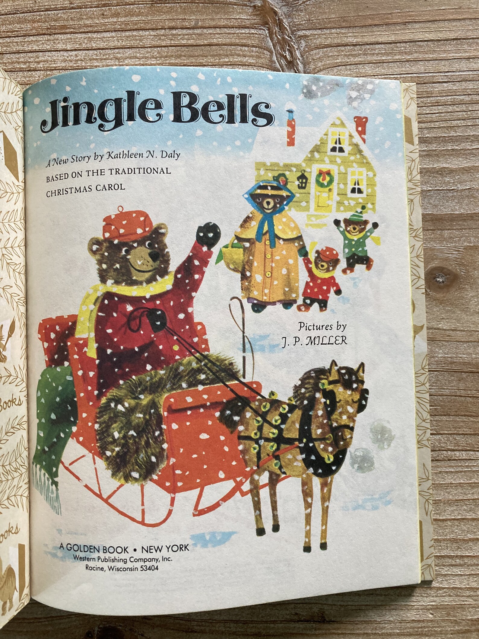 Jingle Bells A Little Golden Book Kathleen N Daly J P | Etsy